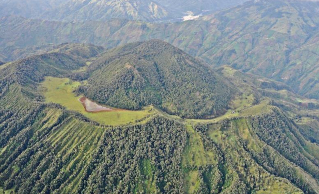 Así amaneció el volcán Cerro Machín este domingo - elcorrillo